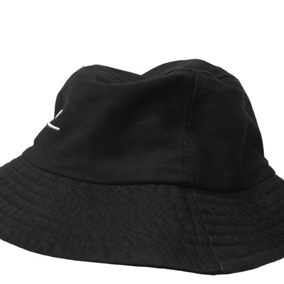 Accessories | Bucket Ocean Wave Hat Black Embroidered New | Poshmark